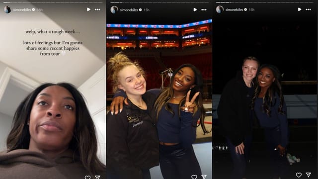 In Pictures: Simone Biles shares glimpses of behind-the-scenes from ...