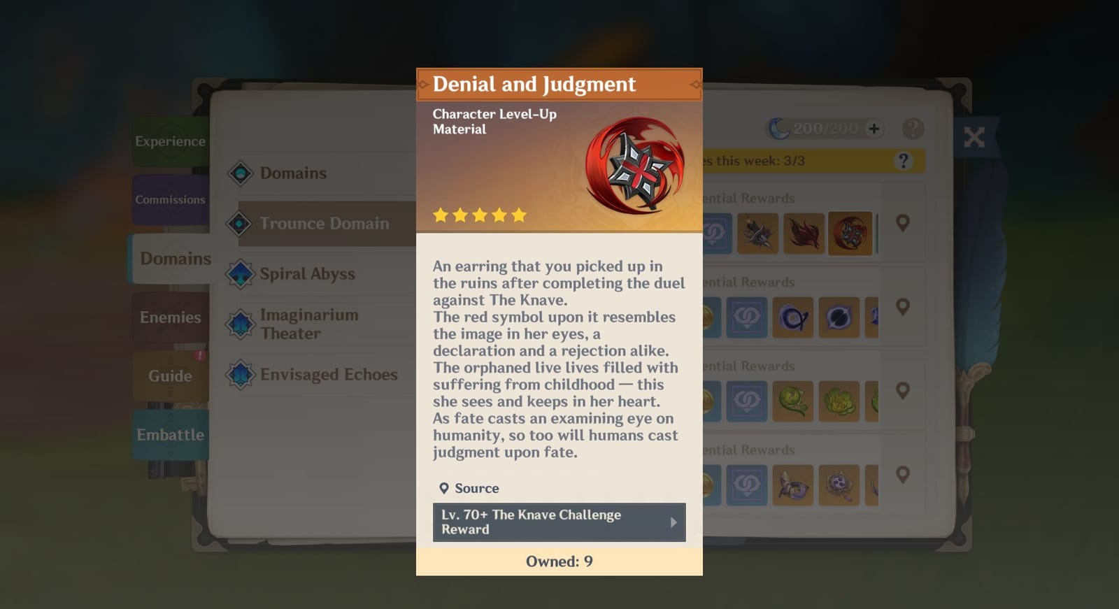 Genshin Impact Citlali Ascension materials
