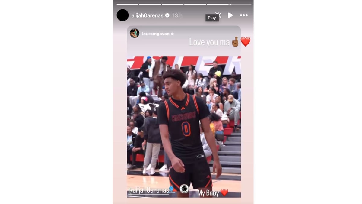 Gilbert Arenas' son Alijah Arenas shares a 3-word reaction to his ...