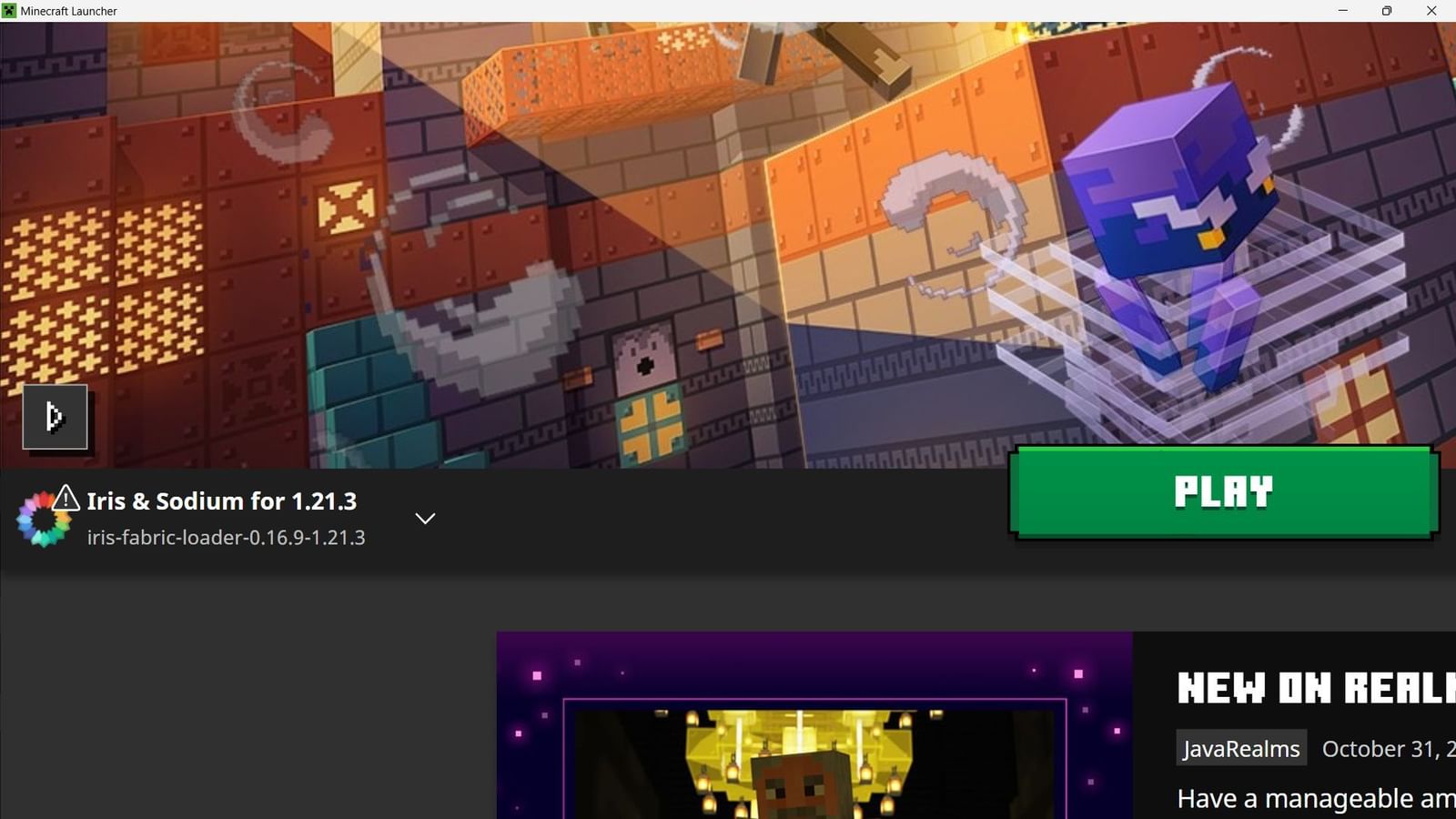 How to get Minecraft Iris 1.21.3 shader mod