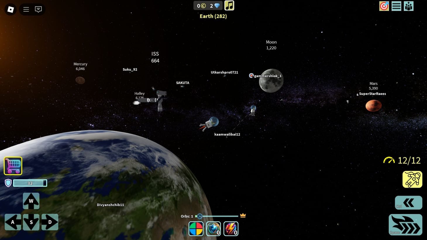 How to play The Space Simulator