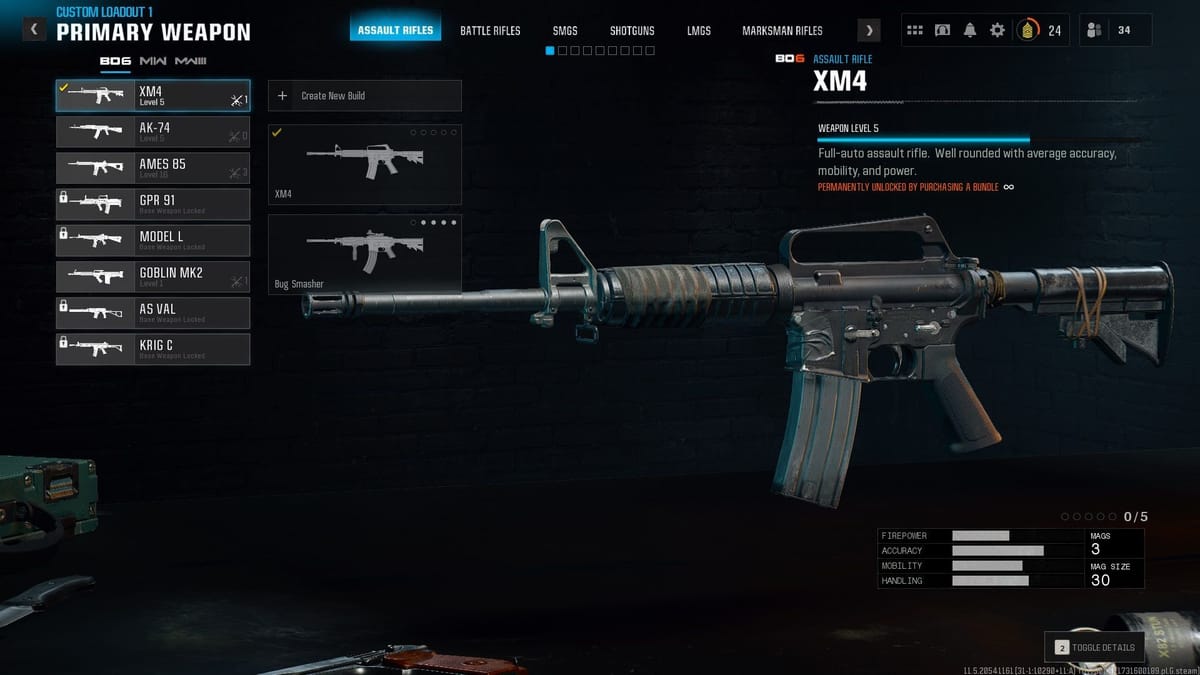 How many weapons are in Warzone after Season 1 update?