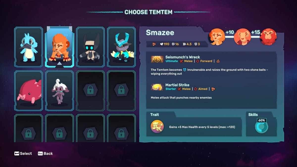 All playable Temtem in Temtem Swarm Early Access and how to unlock them