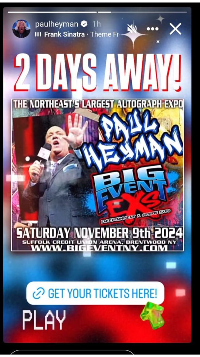 Paul Heyman sends a three-word message ahead of confirmed upcoming appearance