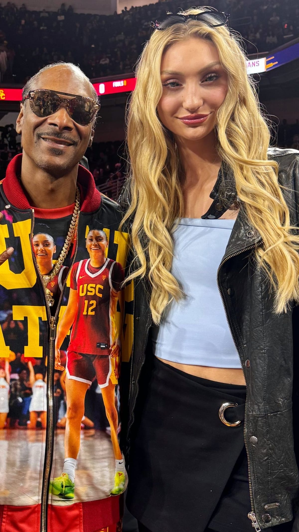 PHOTO: Cameron Brink spotted with Snoop Dogg at JuJu Watkins' USC game ...