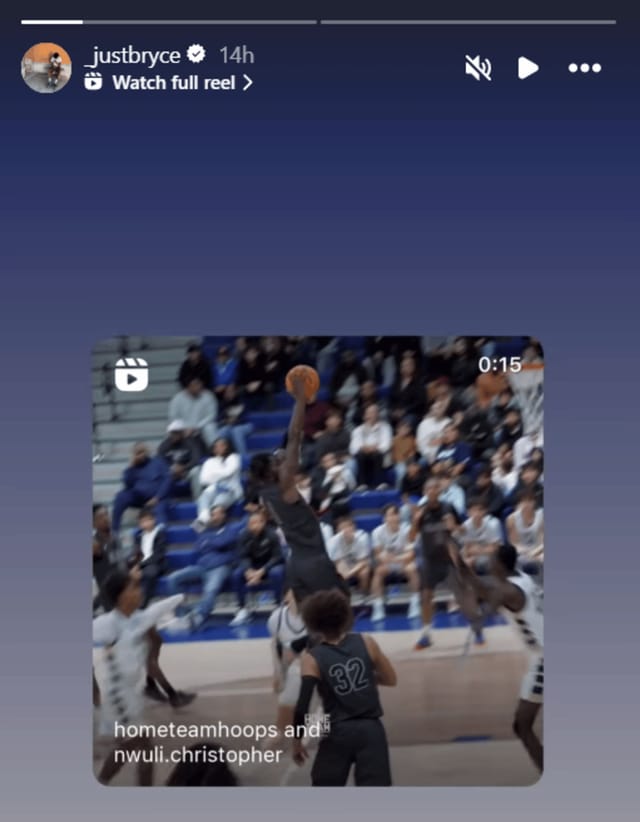 LeBron James' son Bryce James shares poster moments of Sierra Canyon ...