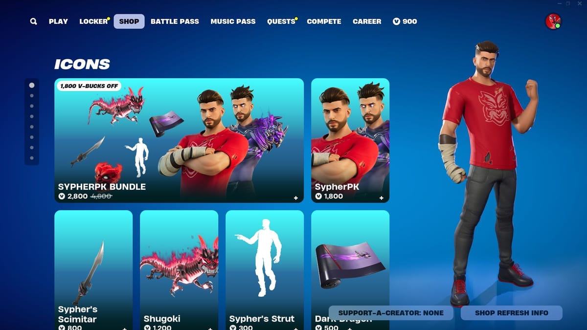 How to get the SypherPK skin in Fortnite