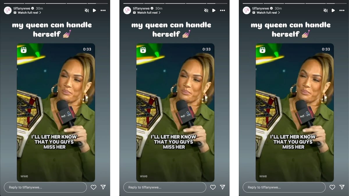 Tiffany Stratton explains WWE Crown Jewel absence