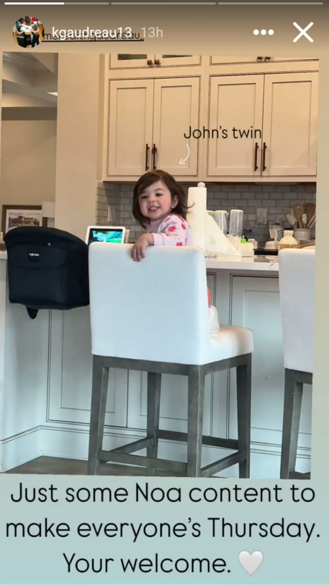 "John's twin": Johnny Gaudreau's sister Katie shares adorable 'Noa content'