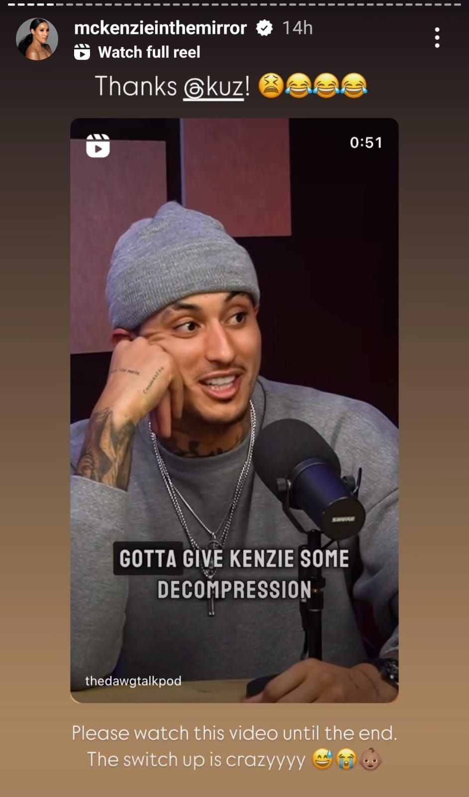 Kentavious Caldwell-Pope's wife McKenzie reacts to ex-Laker's message ...