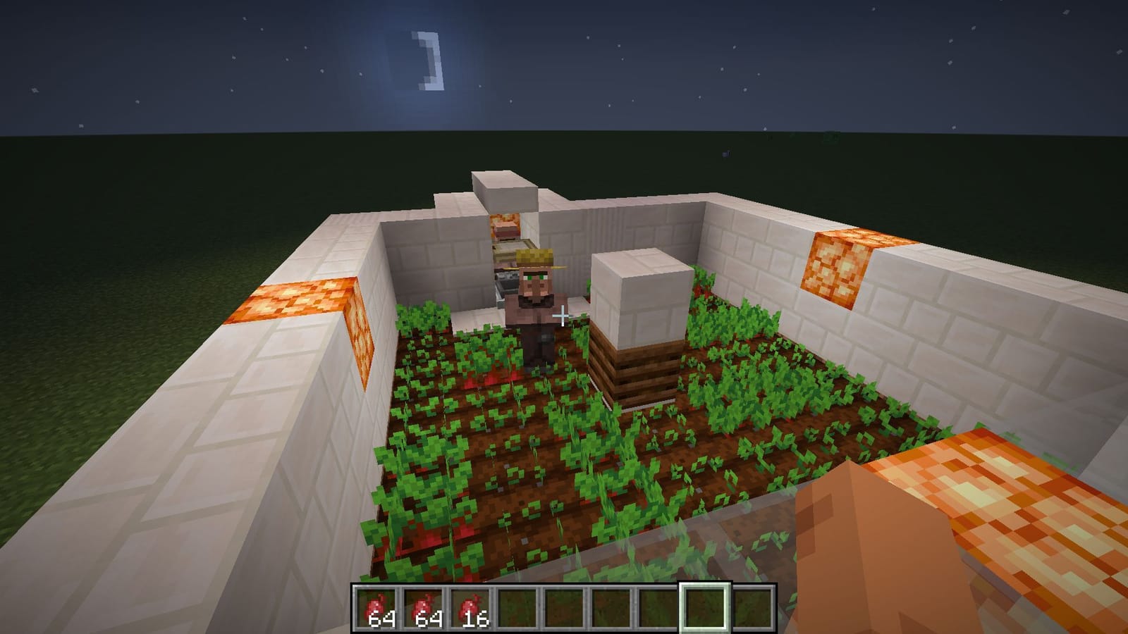 How to build an automatic beetroot farm in Minecraft