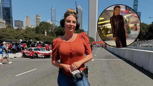 Kevin Harvick’s co-host and NASCAR reporter mesmerizes in semi-sheer ...