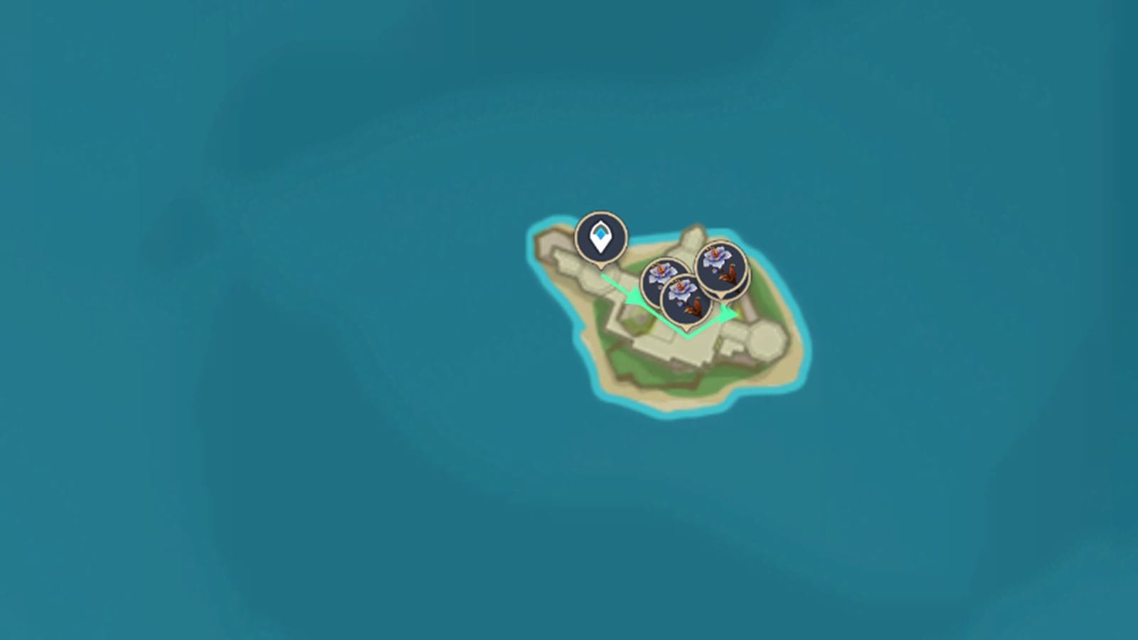 Genshin Impact Withering Purpurbloom locations and farming routes