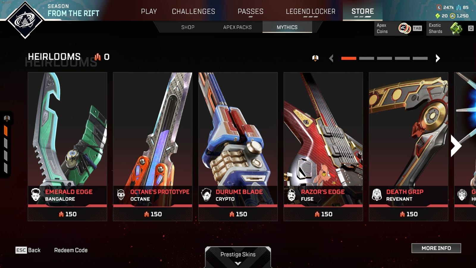Apex Legends Heirloom Packs: How to get, All skins, and Price