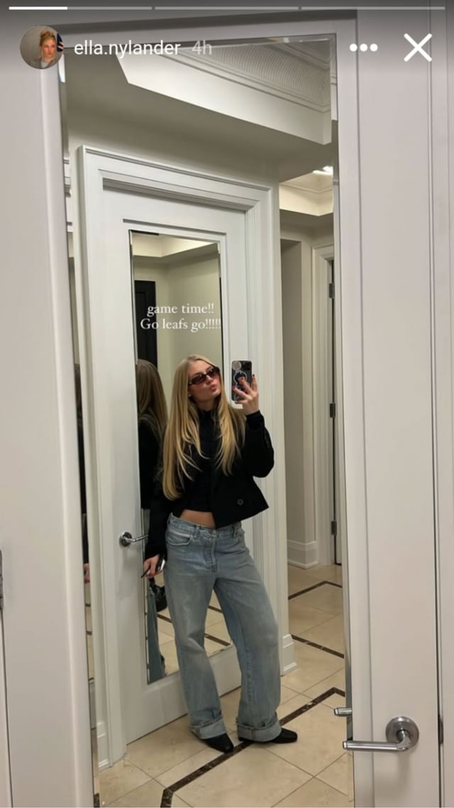 William Nylander's sister Ella drops 3-word exclamation after watching "big big bro" score goal ...