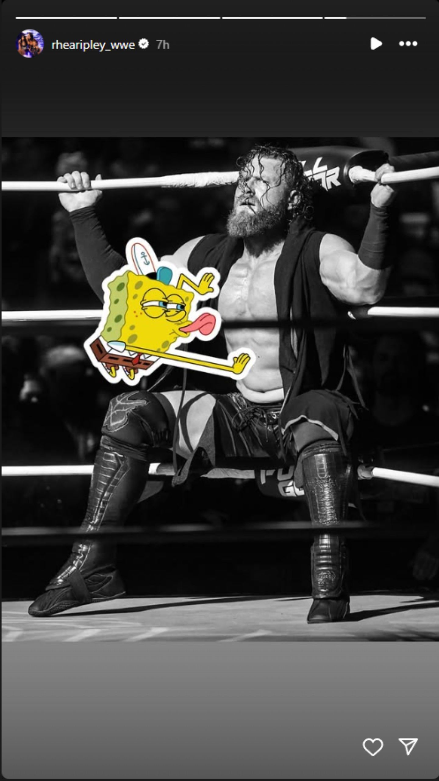 WWE star Rhea Ripley sends a message to real-life husband Buddy ...