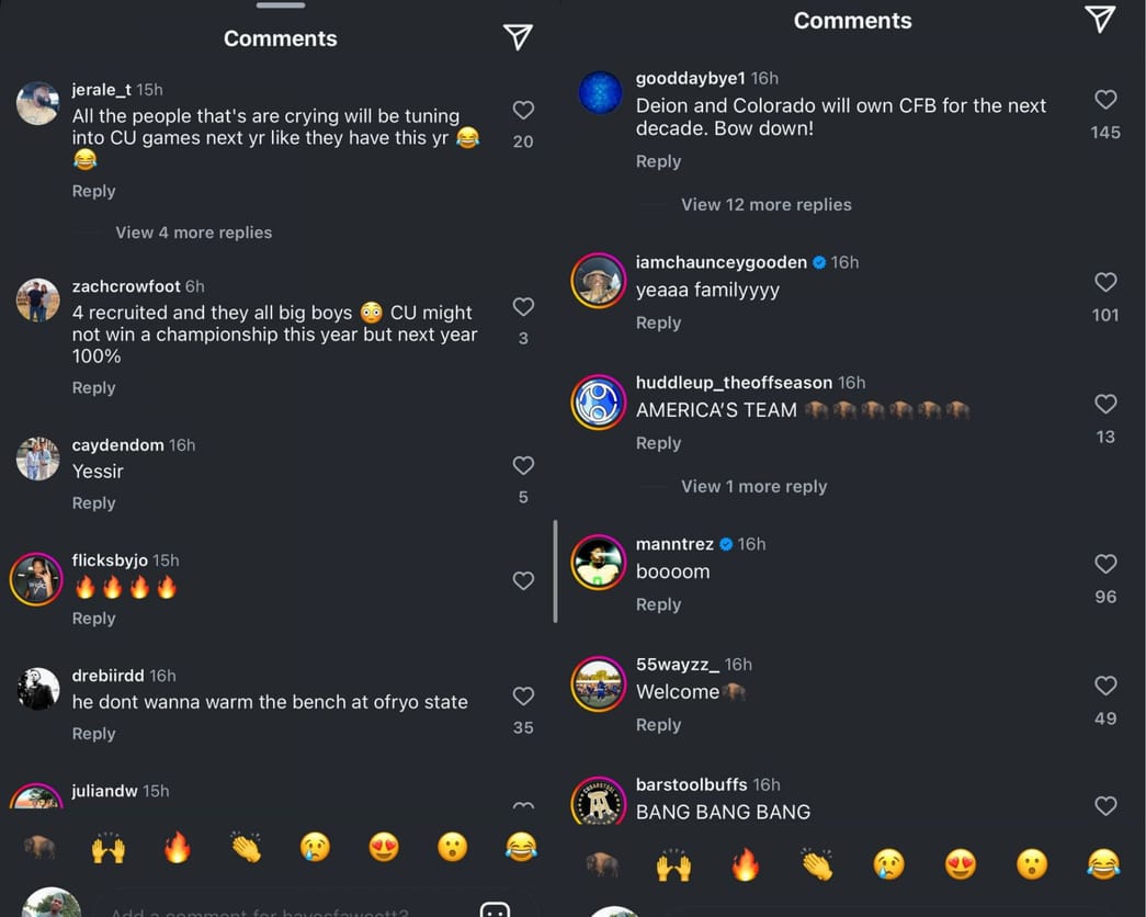 "Deion and Colorado will own CFB for the next decade": Fans react to 4 ...