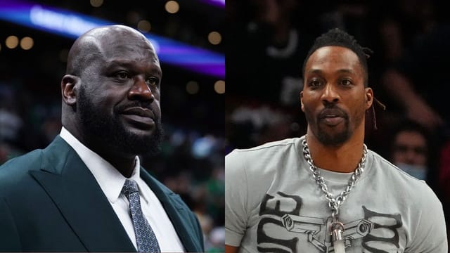 Shaquille O'Neal stokes beef with Dwight Howard as he flexes NBA rings ...