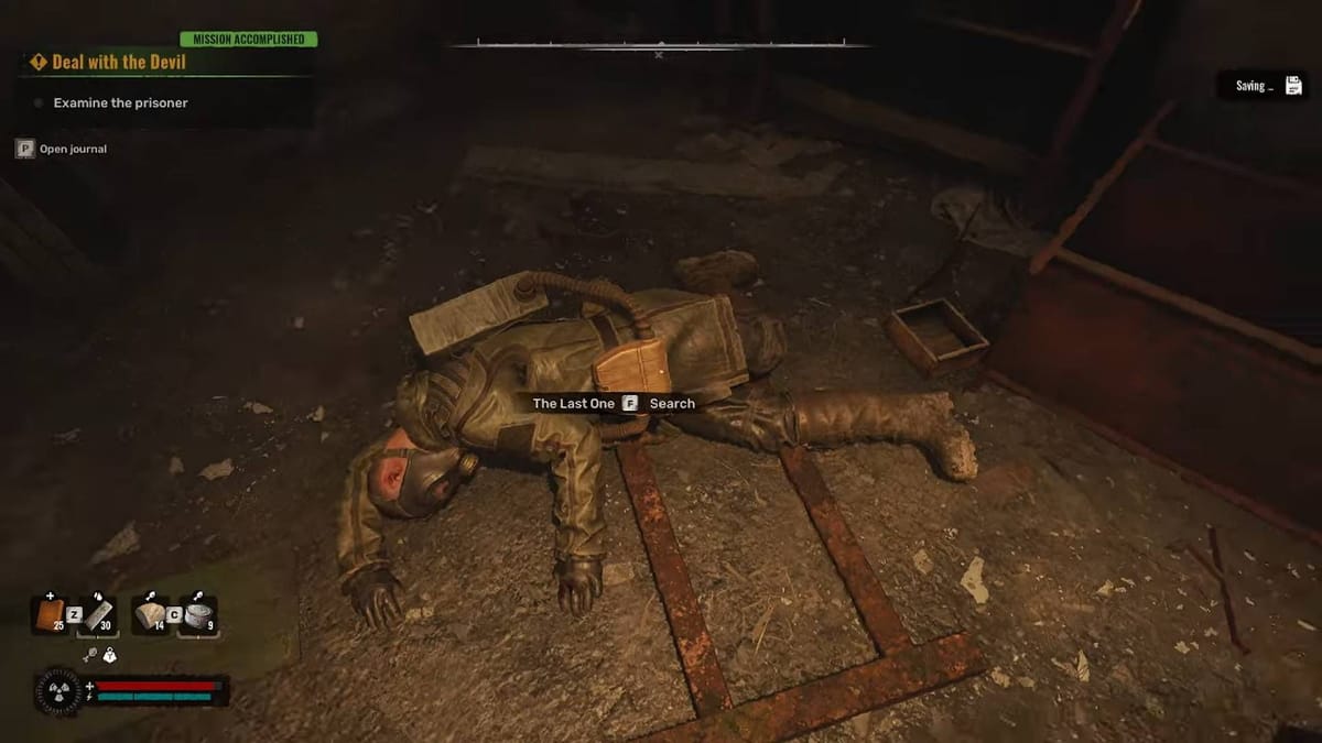 Stalker 2 walkthrough: How to complete Deal with the Devil mission