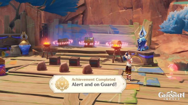 How to get Alert and on Guard! achievement in Genshin Impact