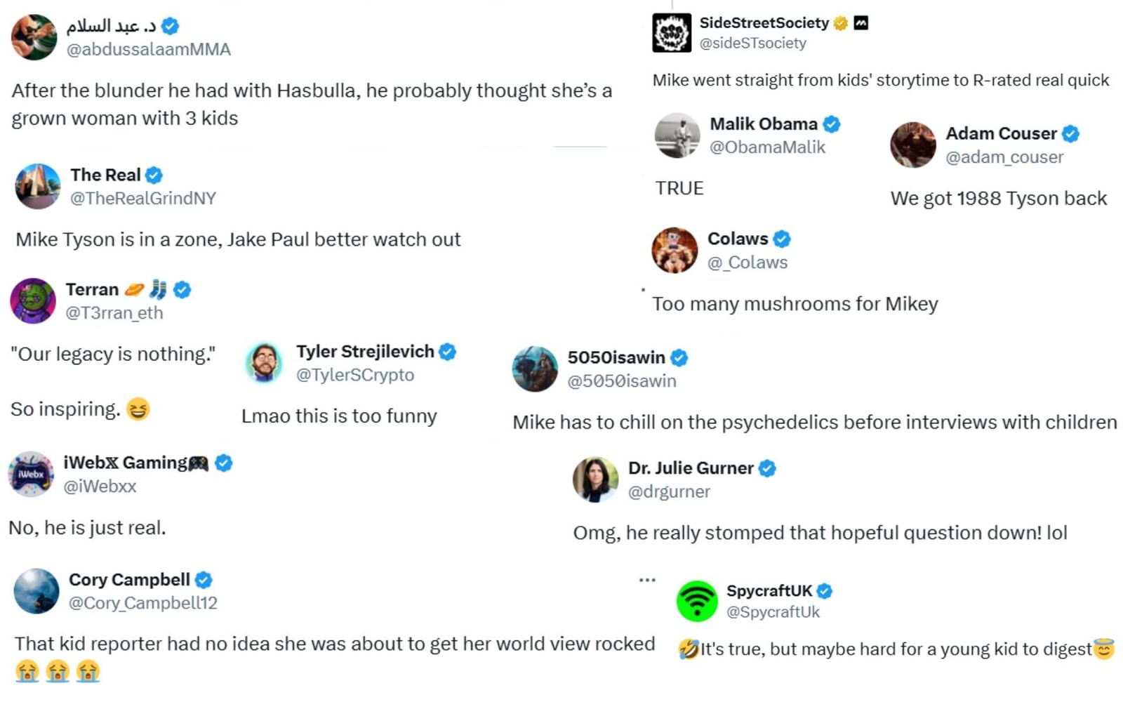 "We're just dead. We're dust." - Mike Tyson's grim answer about legacy ...