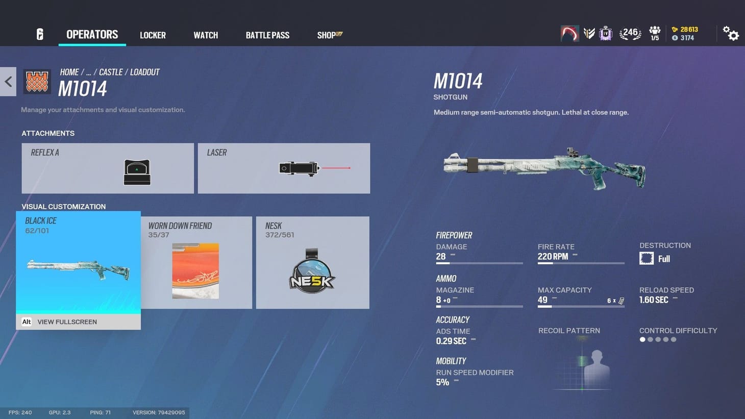 Best Castle loadout in Rainbow Six Siege