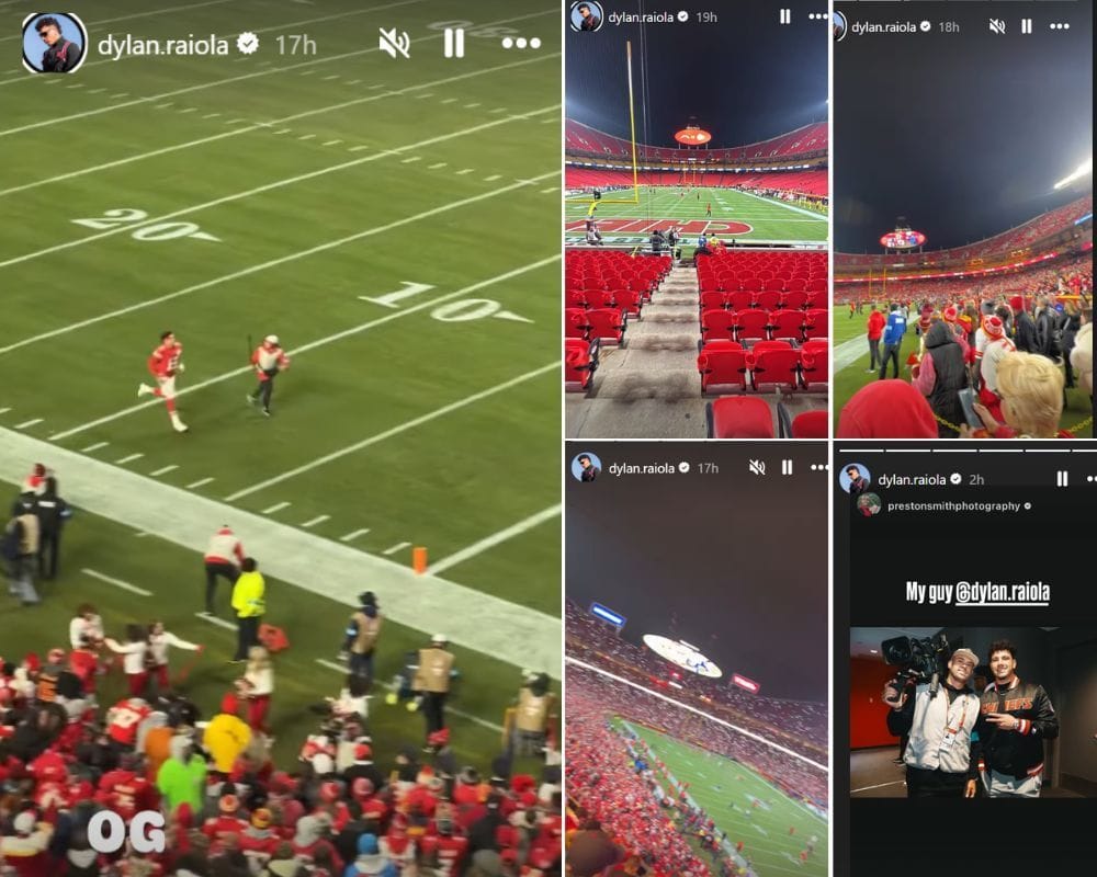 Clone Dylan Raiola gives a shoutout to "OG" Patrick Mahomes while ...