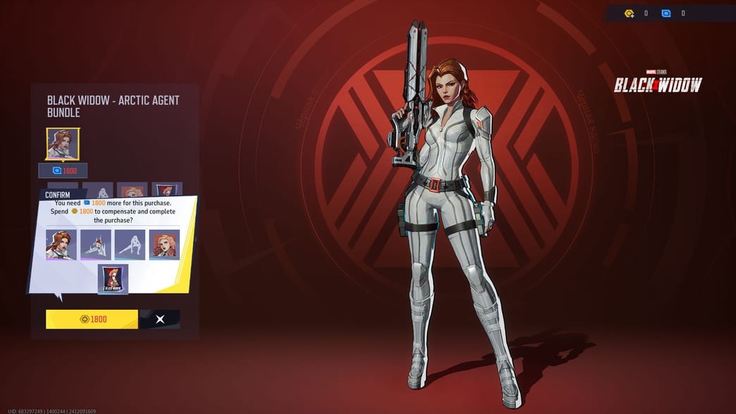 All Black Widow skins in Marvel Rivals: Tier list, prices, and more