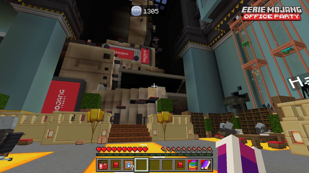 Fastest way to get the eyeblossom cape in Minecraft Eerie Mojang Office ...