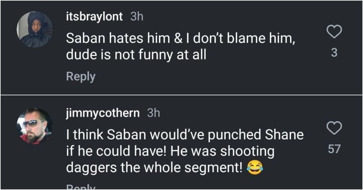 "Nick Saban hated him": CFB fans hilariously roast Shane Gillis after ...