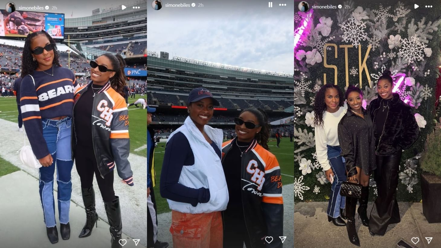 In Pictures: Simone Biles spends time with "little sisters" Adria Biles ...