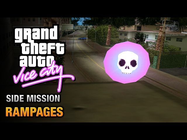 GTA Vice City Rampages map locations