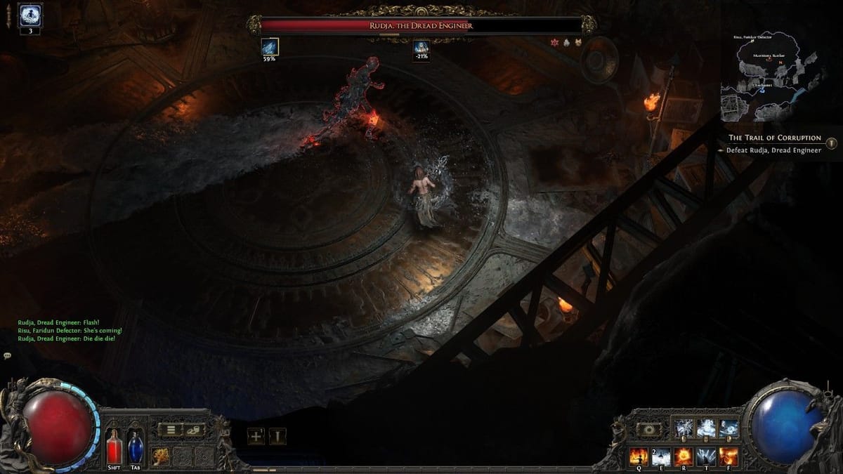 Path of Exile 2 Rudja the Dread Engineer boss guide