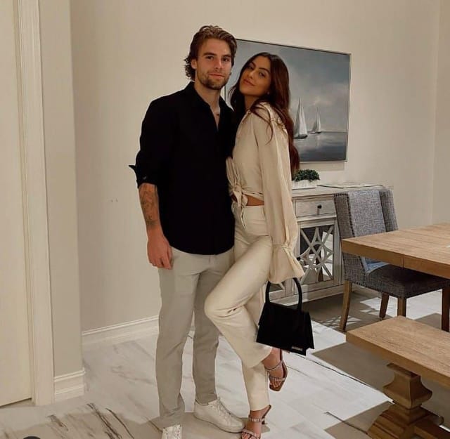 Who is Brandon Hagel's girlfriend, Gabby Dini?