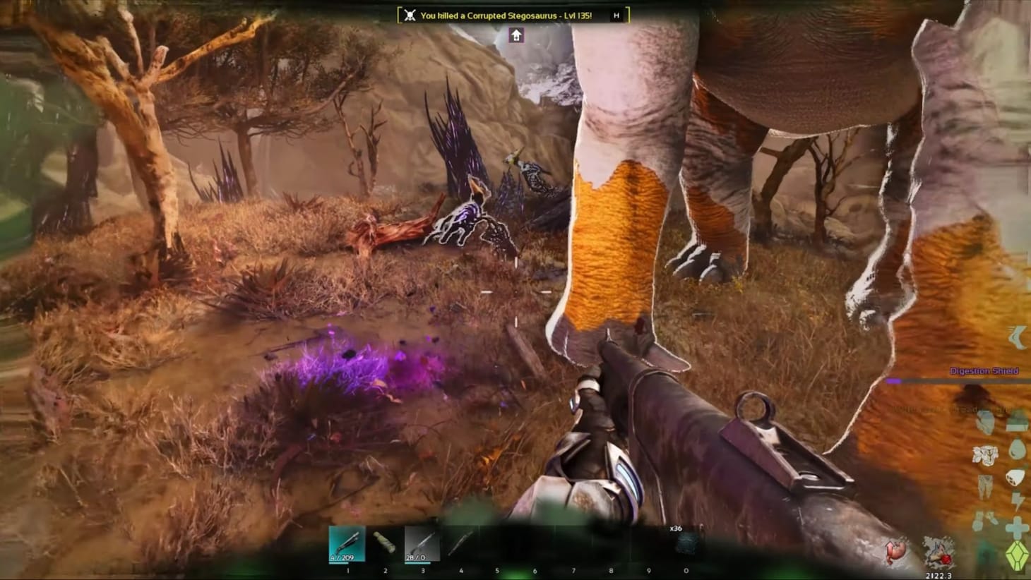 How to tame Dreadnoughtus in ARK Survival Ascended Extinction