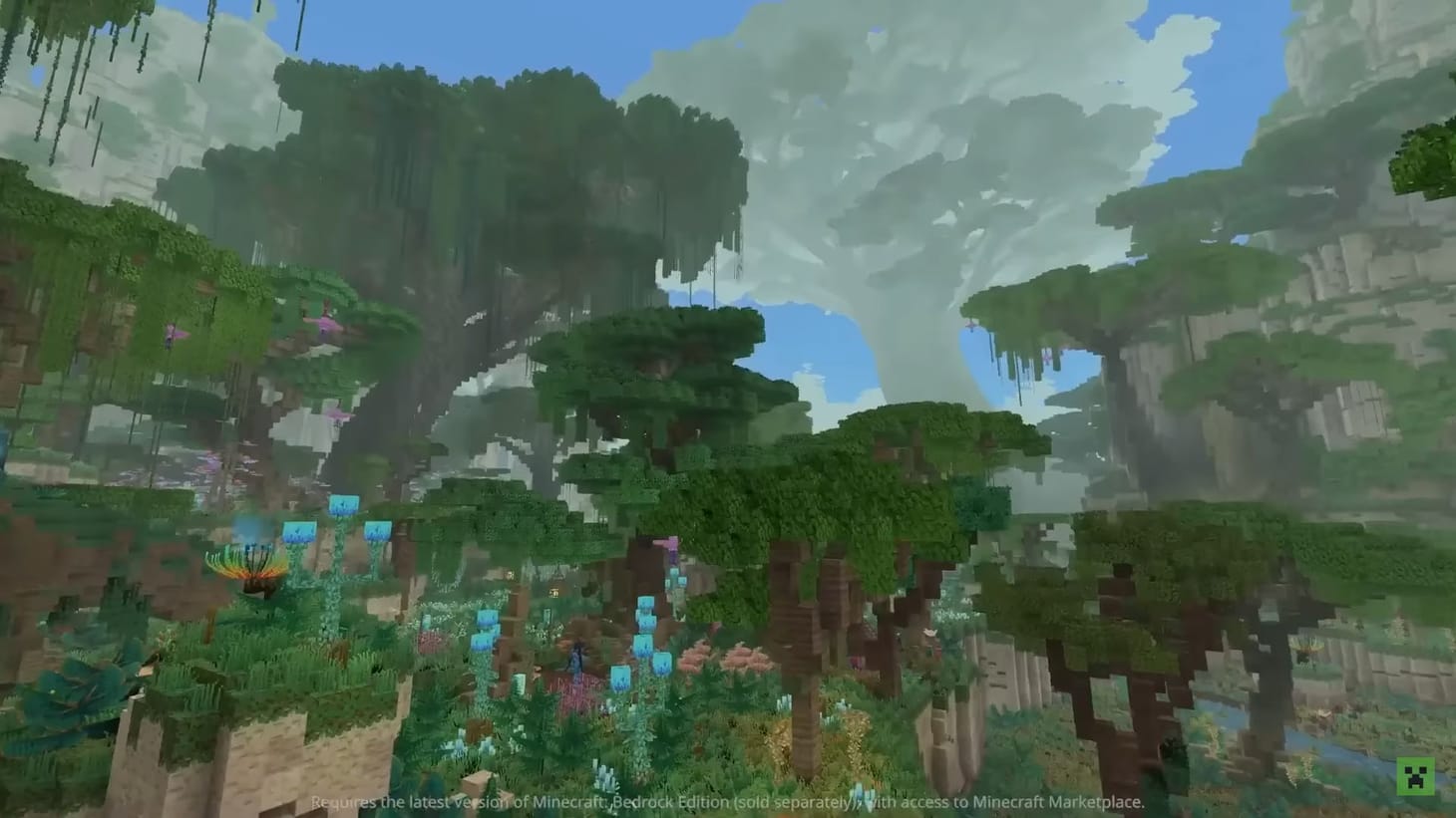 Minecraft announces Avatar: Rise of Pandora DLC