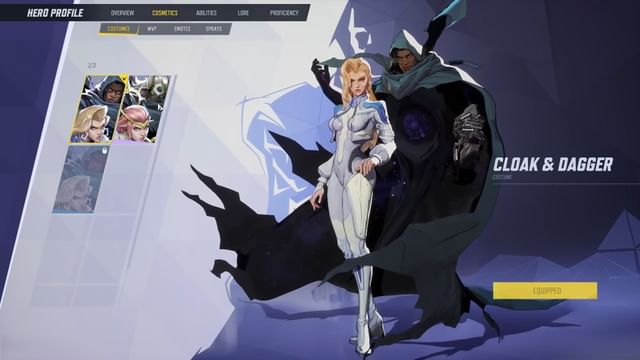 All Marvel Rivals Cloak and Dagger skins: Tier list and prices