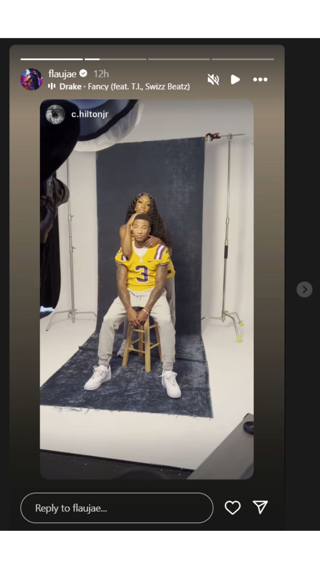 LSU’s Flau’jae Johnson and BF Chris Hilton Jr share BTS from latest ...