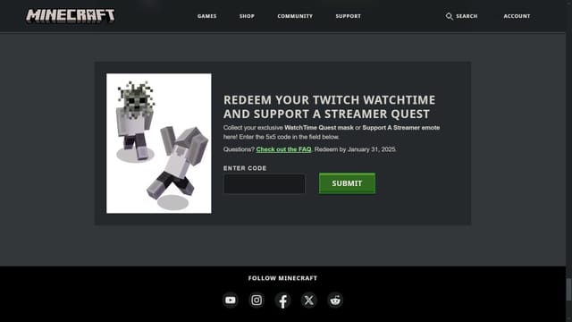 Minecraft announces new Twitch drops in celebration of The Garden ...