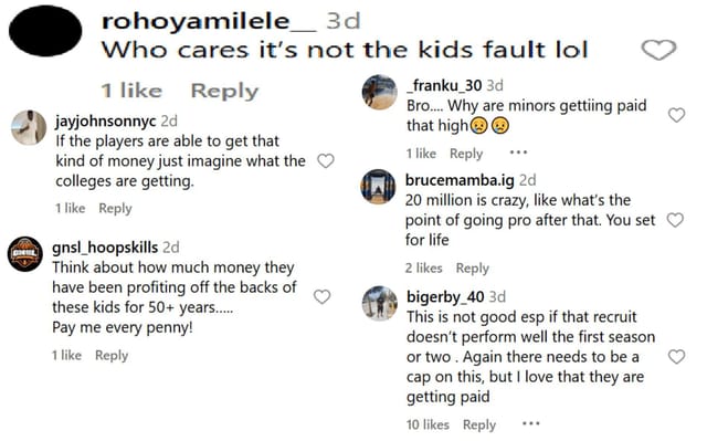 "It’s not the kid's fault" "Why are minors getting paid that high ...