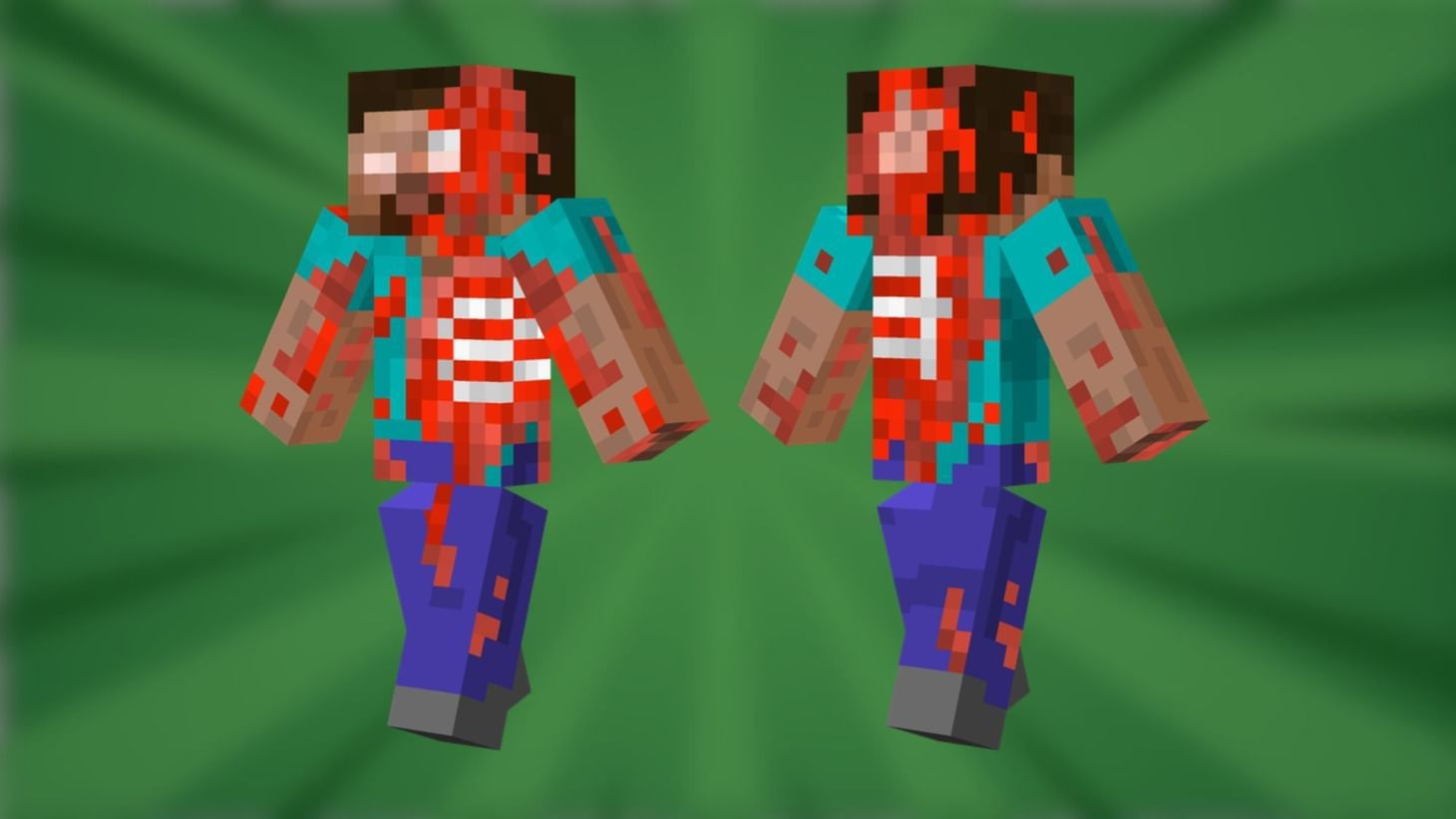How to add zombie variants of other Minecraft skins