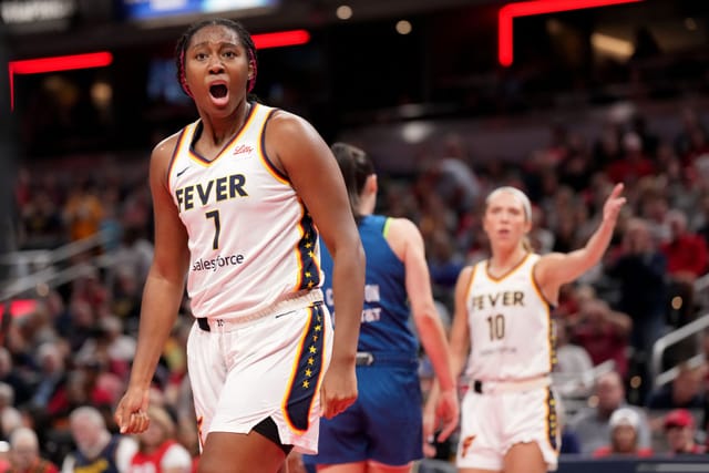 Aliyah Boston reacts to linking up with Class of 2025's top recruit ...