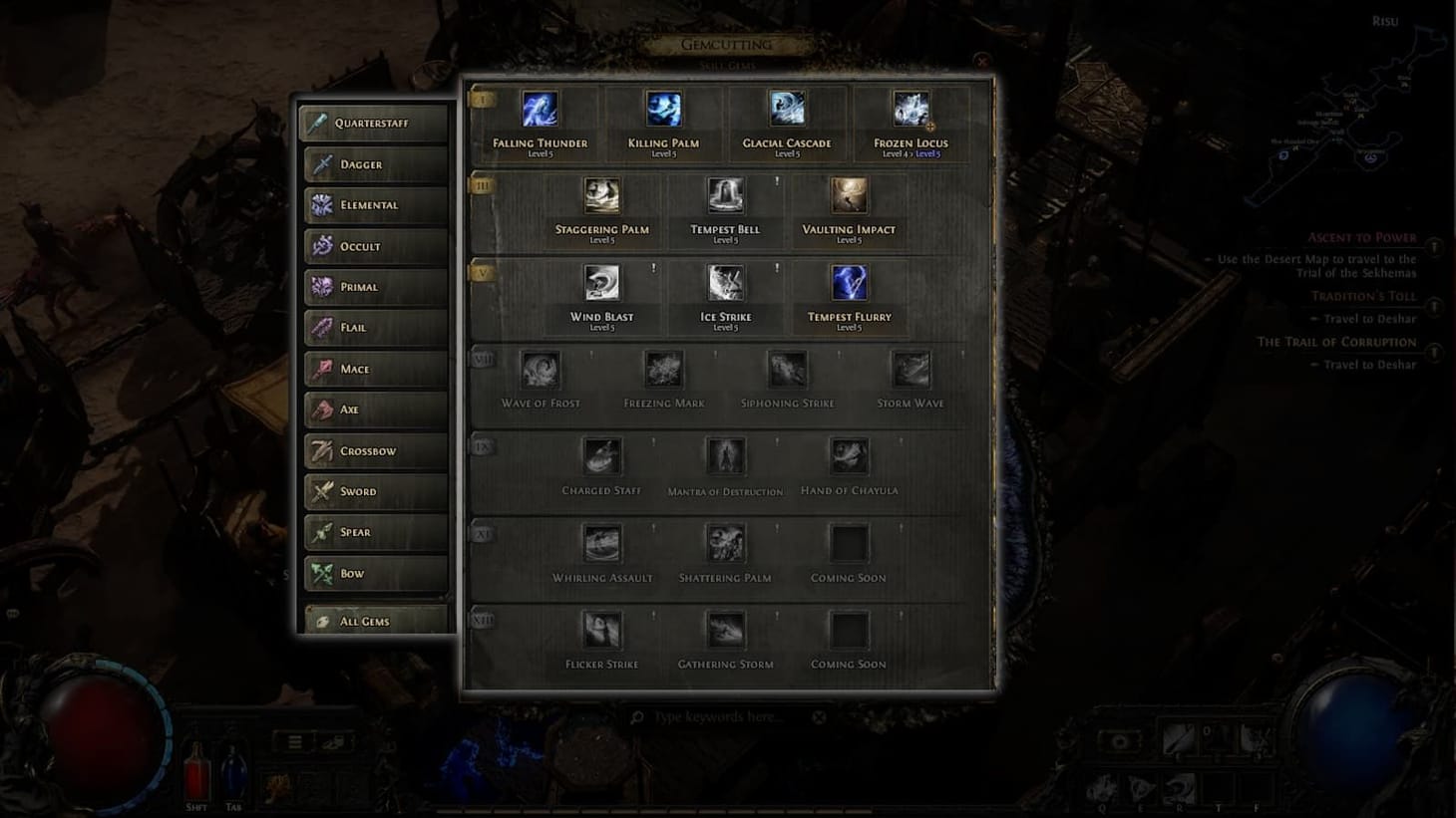 Path of Exile 2: Skill Gems and Gemcutting guide