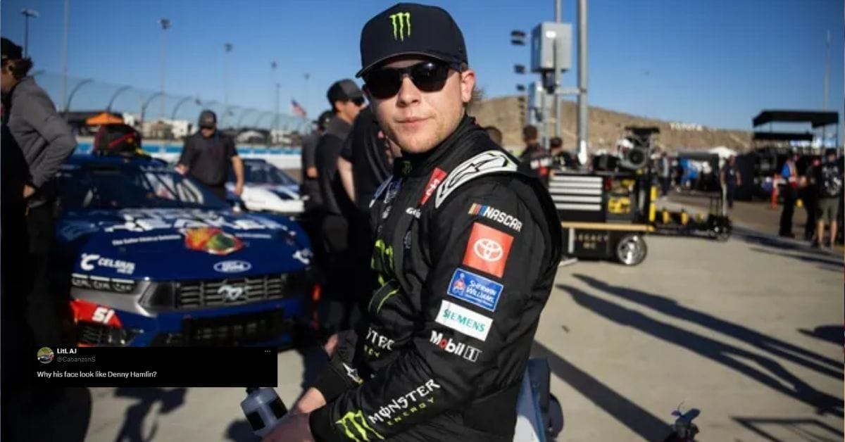 “Why his face look like Denny Hamlin?”: Fans react as JGR announces Ty ...