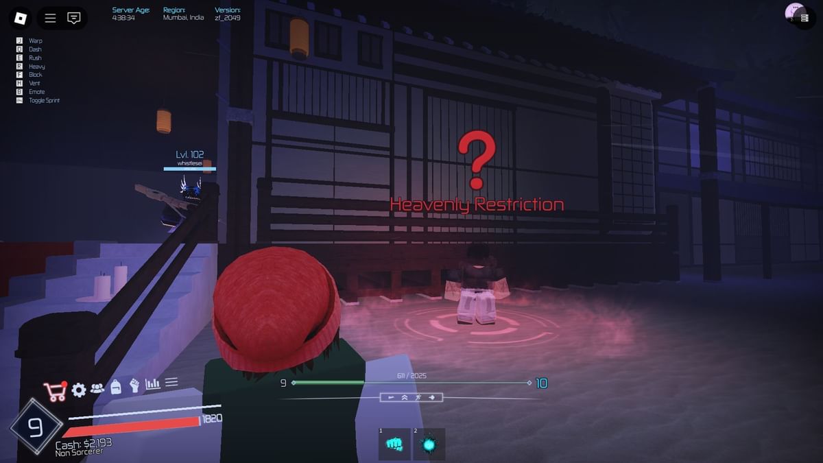 How to get Heavenly Restriction in Jujutsu Infinite