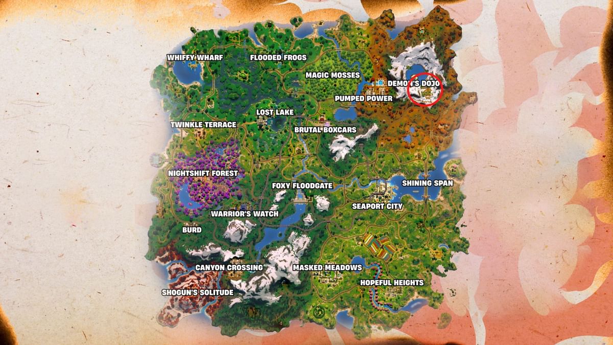 All Boss locations in Fortnite Chapter 6 Season 1
