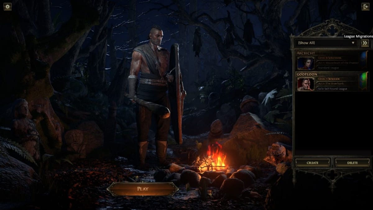 Can your character migrate to other Leagues in Path of Exile 2?