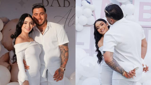 In Pictures: Francisco Alvarez's wife Nahomi Rojas twins with Mets ...