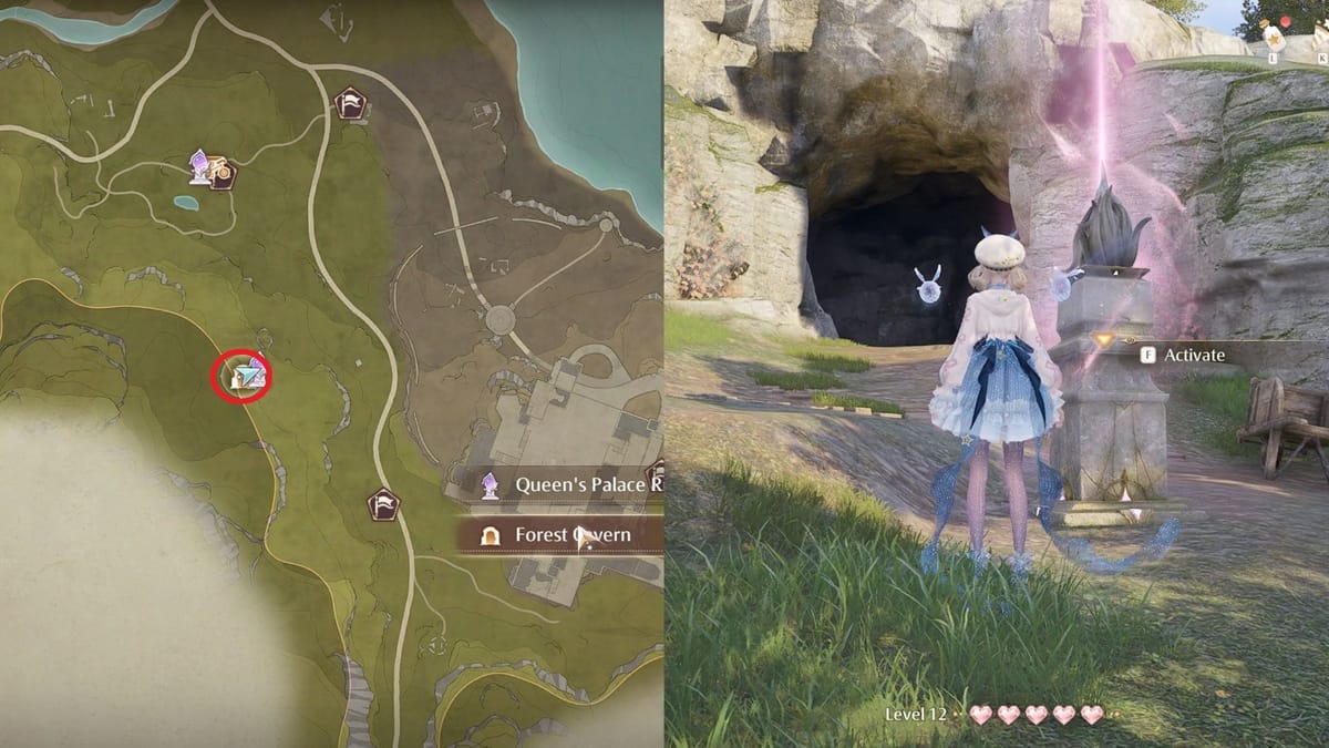 All Infinity Nikki cavern locations and rewards