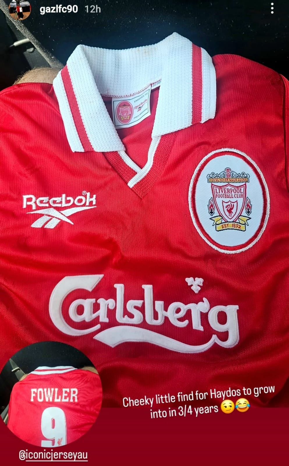 Ashleigh Barty's husband Garry gifts son Hayden vintage Robbie Fowler ...